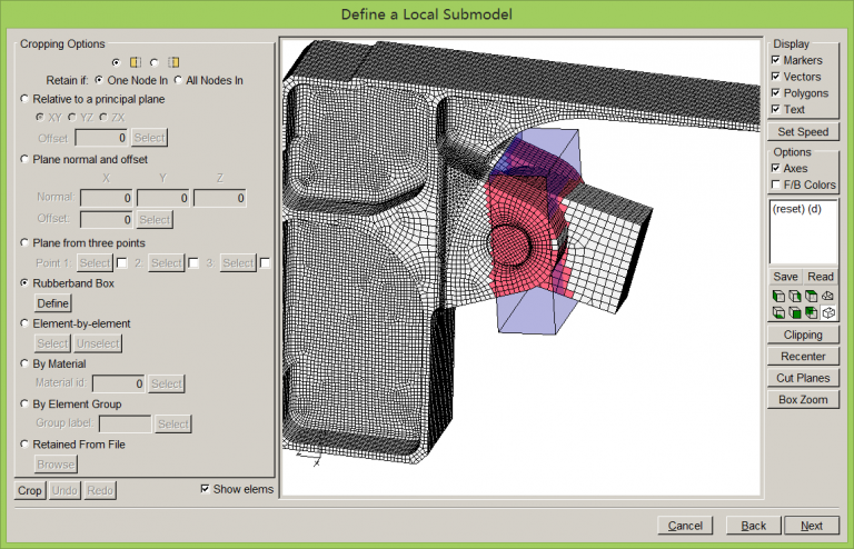 用户界面及工作流程 – FRANC3D