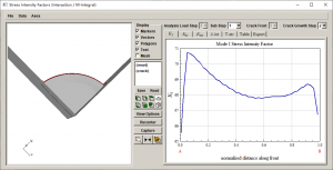 应力强度因子计算 – FRANC3D