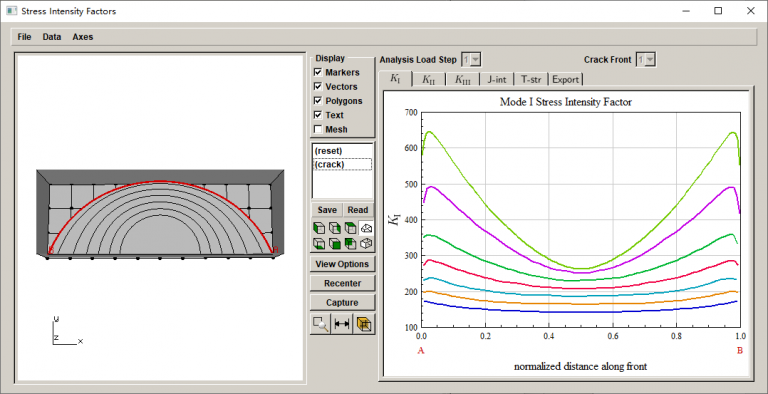 裂纹扩展寿命计算 – FRANC3D